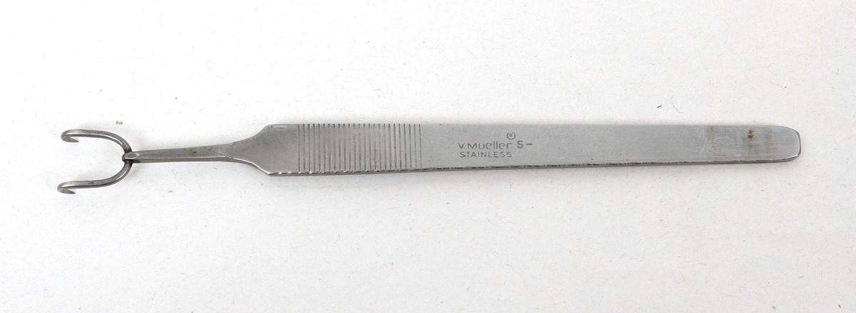 V. Mueller Nasal Tenaculum 10mm Sharp Double Prong | SocoTek LLC