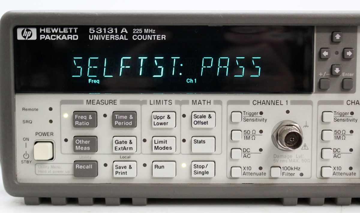 HP/Agilent 53131A 225 MHz Universal Frequency Counter/Timer -Tested ...