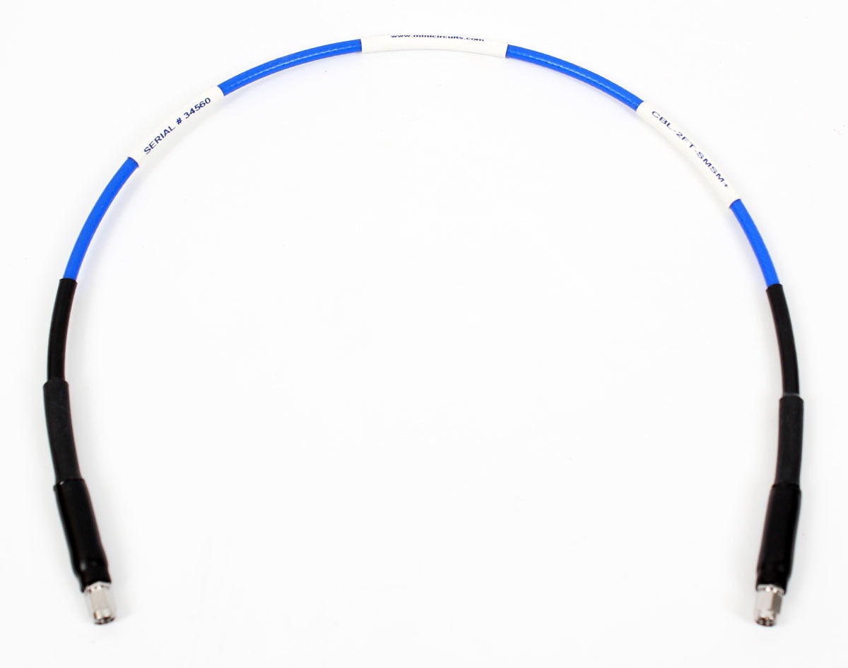 Mini-Circuits 50Ω Flex RF Test Cable, DC to 18 GHz, 2-Ft. SMA CBL-2FT ...