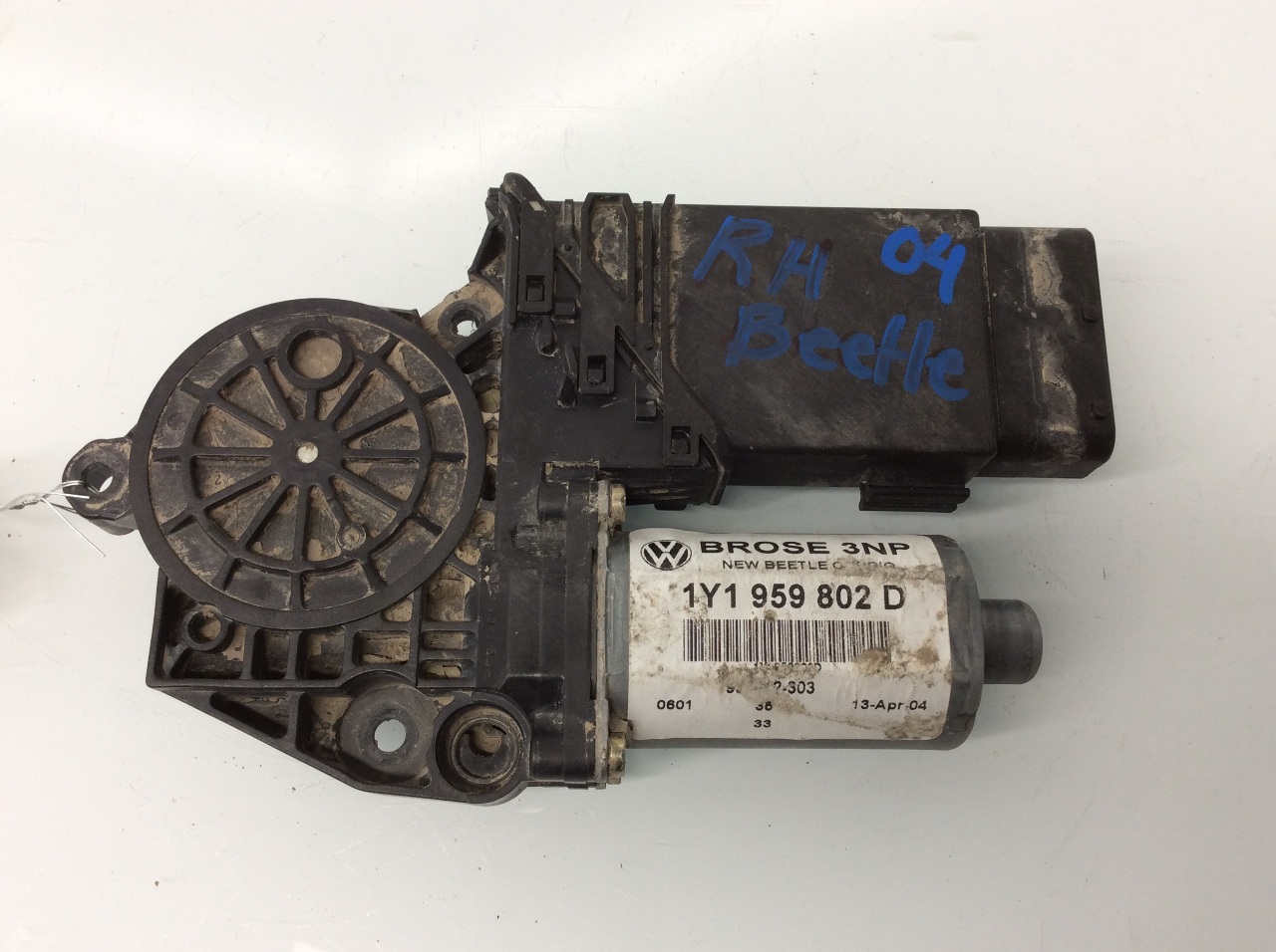2006 2007 2008 2009 2010 Volkswagen Beetle right power window motor ...