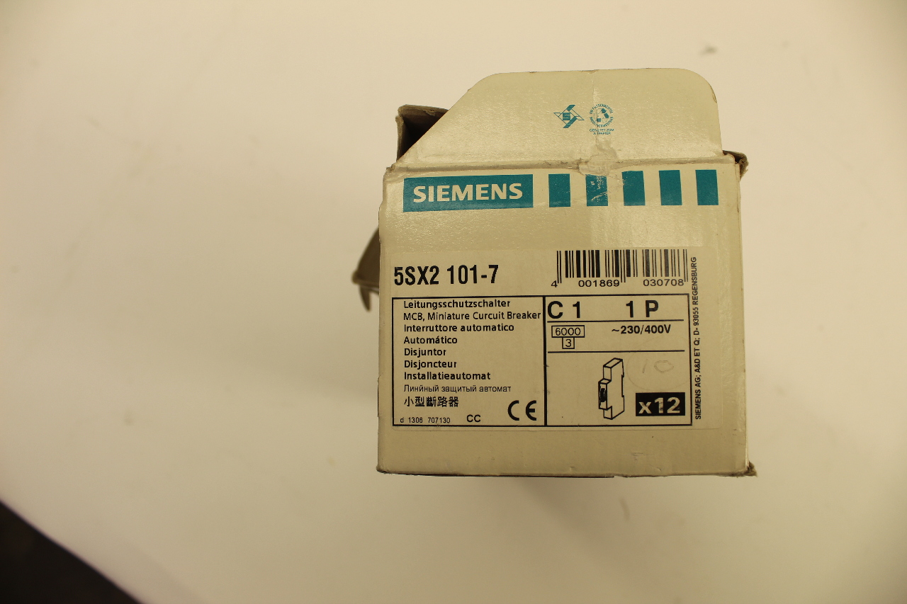 Siemens 5SX2 101-7 (Set of 12) New in Box | PLC Surplus Supply, LLC