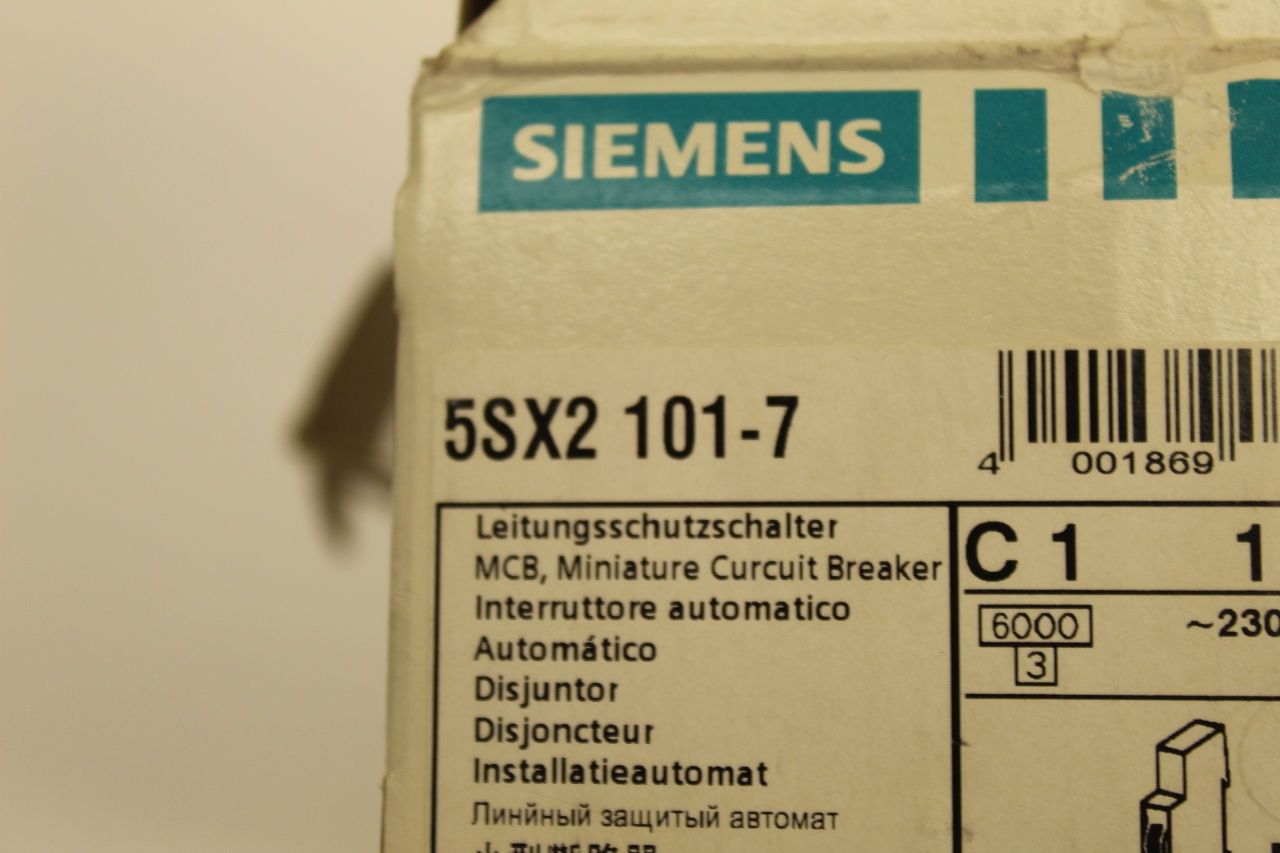 Siemens 5SX2 101-7 (Set of 12) New in Box | PLC Surplus Supply, LLC