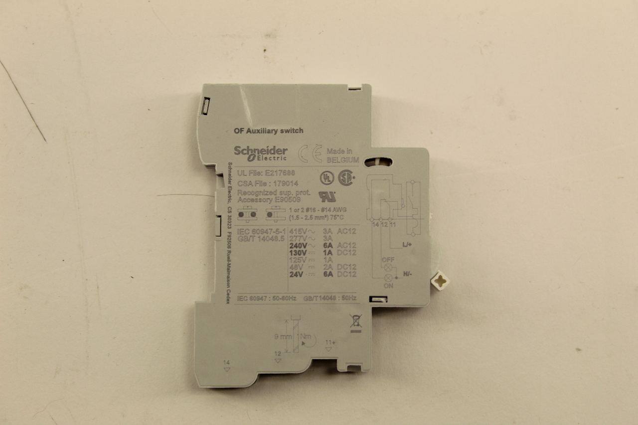 Schneider Electric M9A26924 OF Auxiliary Switch New In Box | PLC ...
