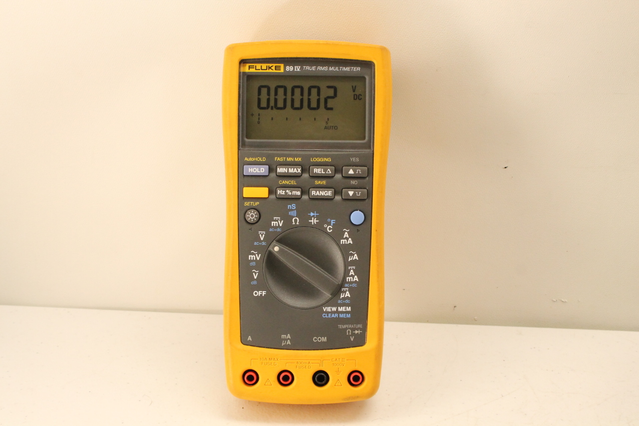 Fluke 89 IV 89-IV 5000 Count True RMS Mulite-meter | PLC Surplus Supply ...