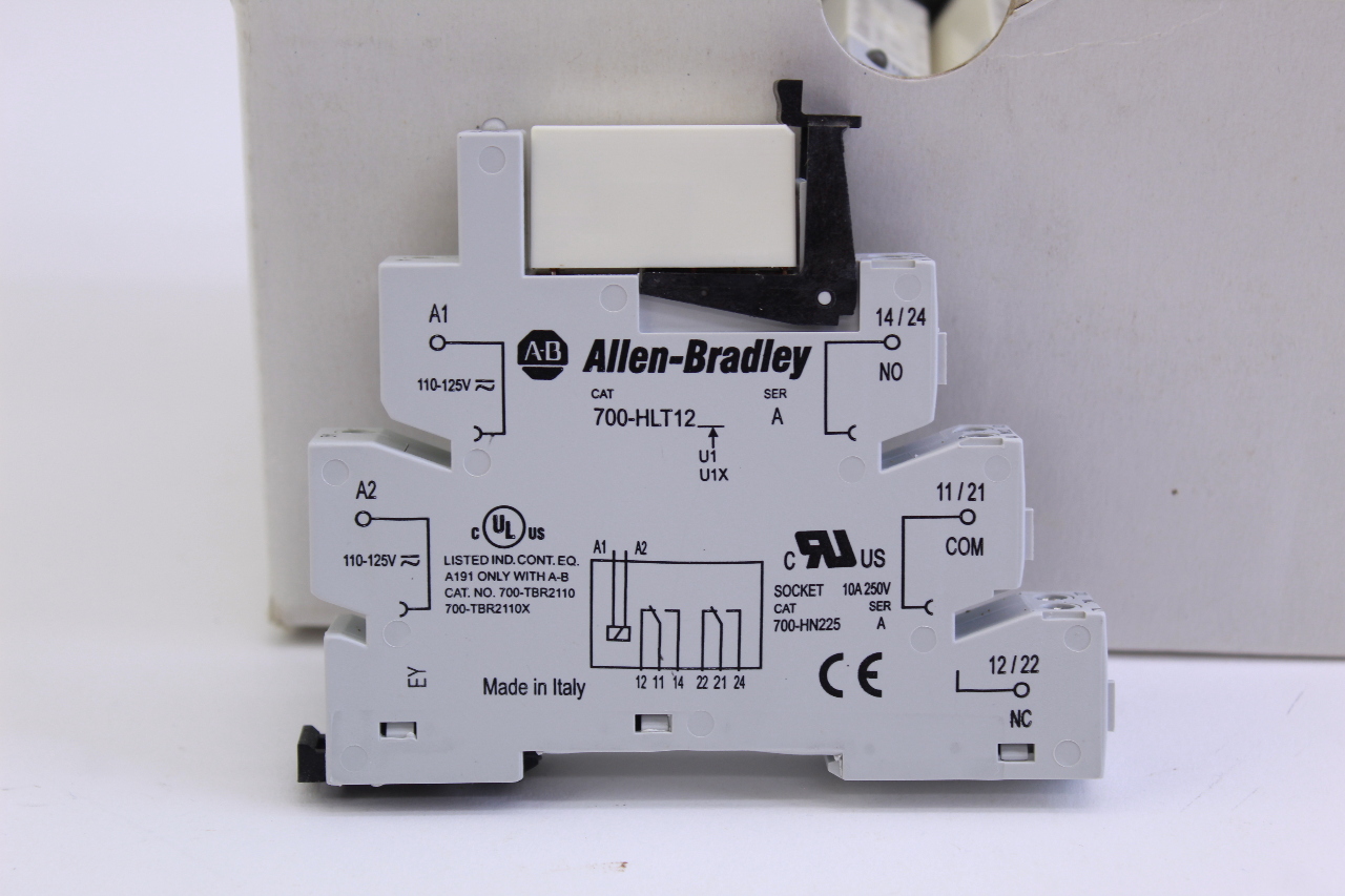 Allen Bradley 700-HLT12U1 Relay With Base (Lot Of 7) New In Box | PLC ...