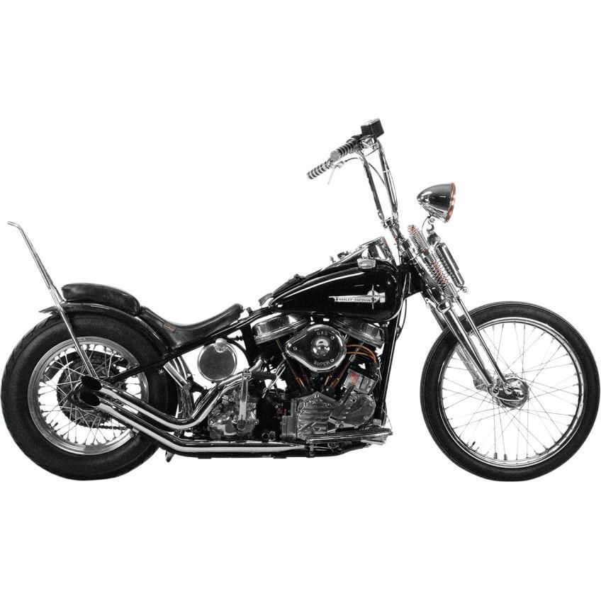 Upsweep Over The Transmiss. Goose Cut Drag Pipes Exhaust System Paughco ...