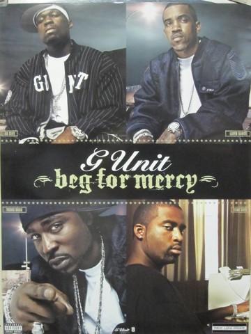 G UNIT 2003 50 CENT LLOYD BANKS beg for mercy promo poster ~MINT ...