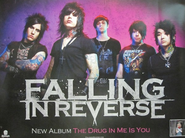 FALLING IN REVERSE 2011 the drug in me is you promo poster ~NEW & MINT ...