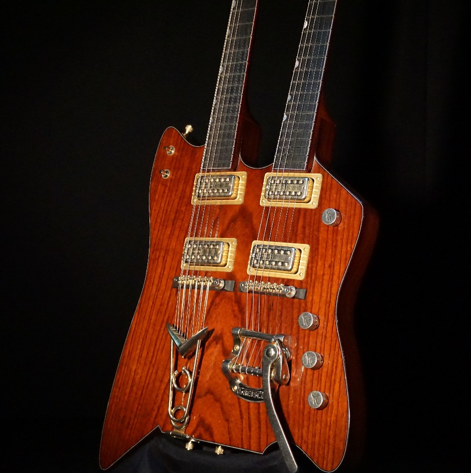 Gretsch Namm Show Double Neck Billy Bo Palomino Guitar G6199G-612 ...