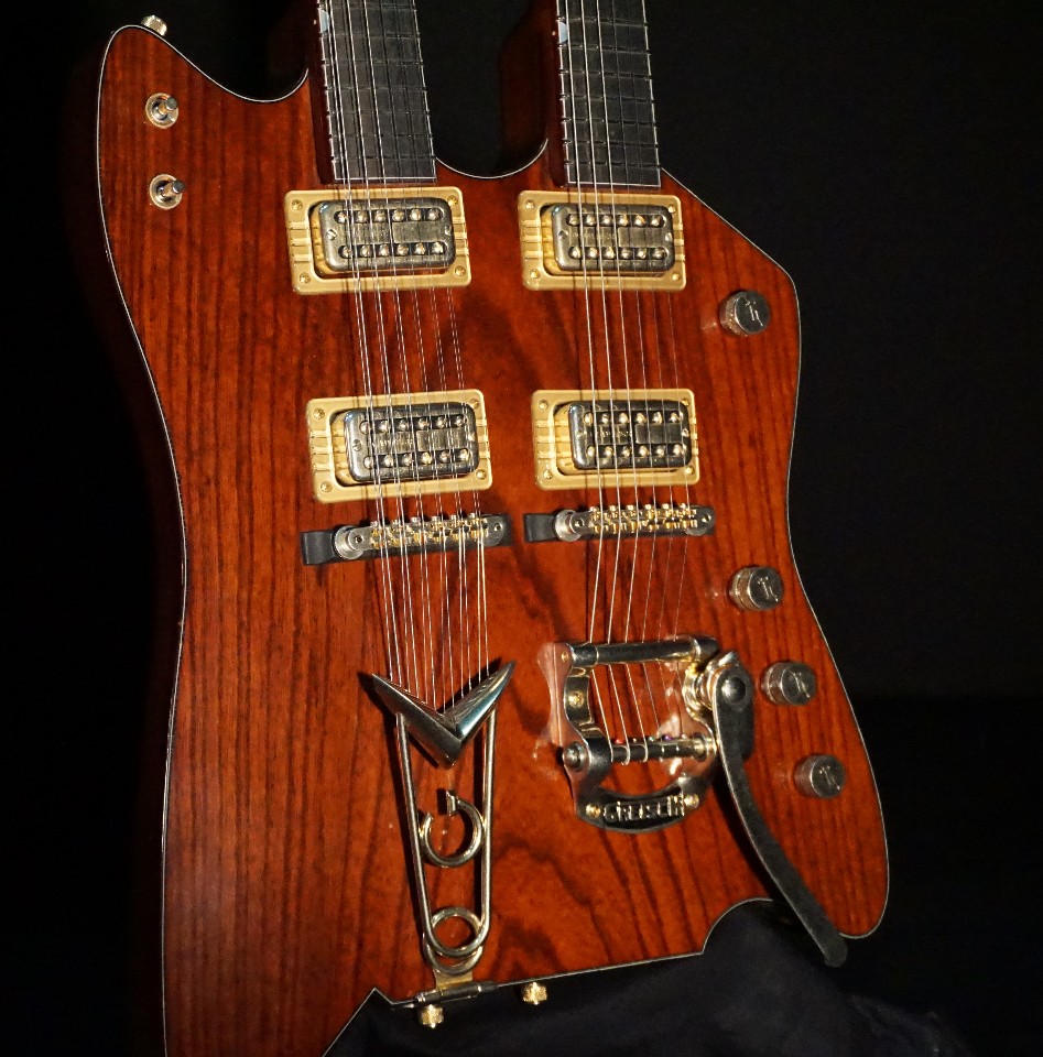 Gretsch Namm Show Double Neck Billy Bo Palomino Guitar G6199G-612 ...