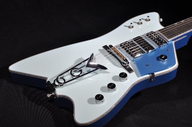 GRETSCH USA CUSTOM SHOP BILLY BO 2-TONE POWDER BLUE 3 PU GUITAR | eBay