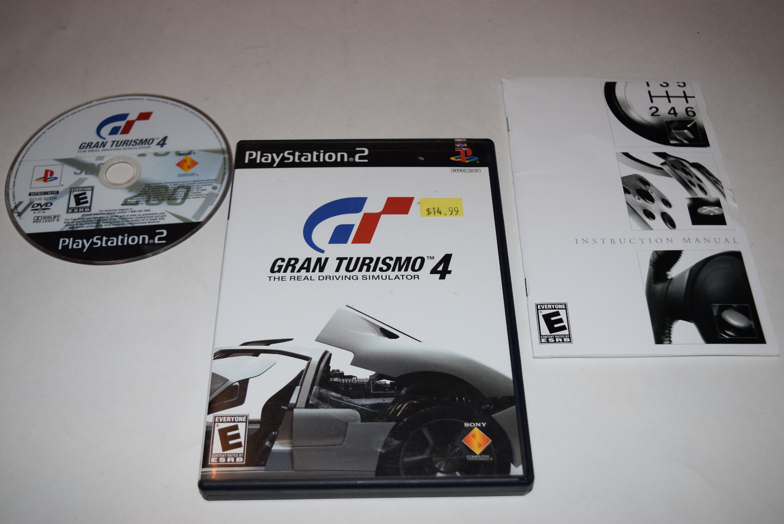 Gran Turismo 4 Sony Playstation 2 PS2 Video Game Complete 711719617358 ...