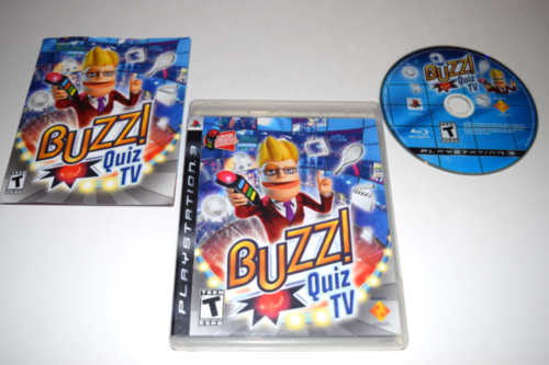 Buzz! Quiz TV Playstation 3 PS3 Video Game Complete 711719814528 | eBay