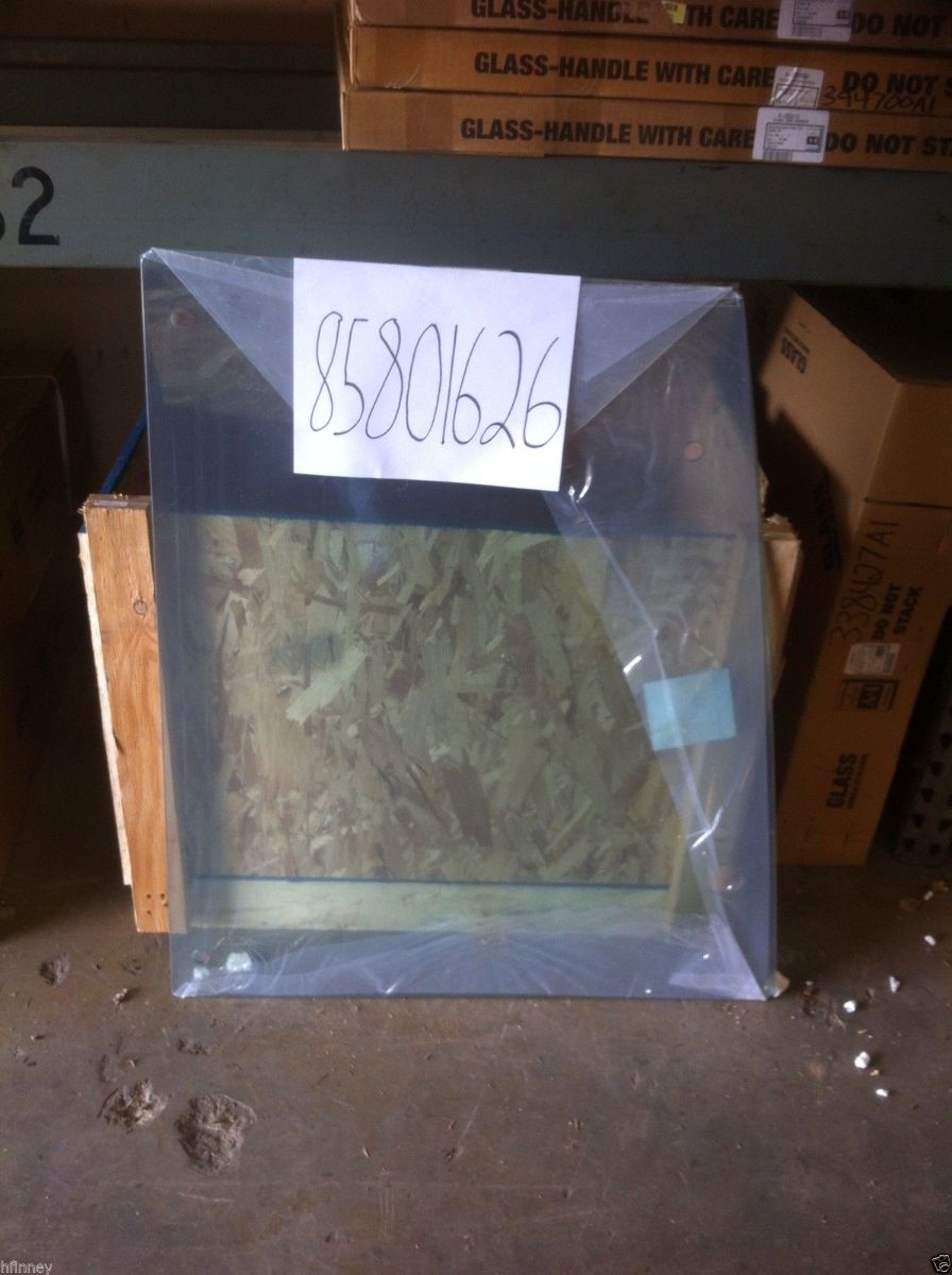 FORD 555E 575E 655E 675E BACKHOE GLASS WINDOW DOOR UPPER RIGHT OR LEFT ...