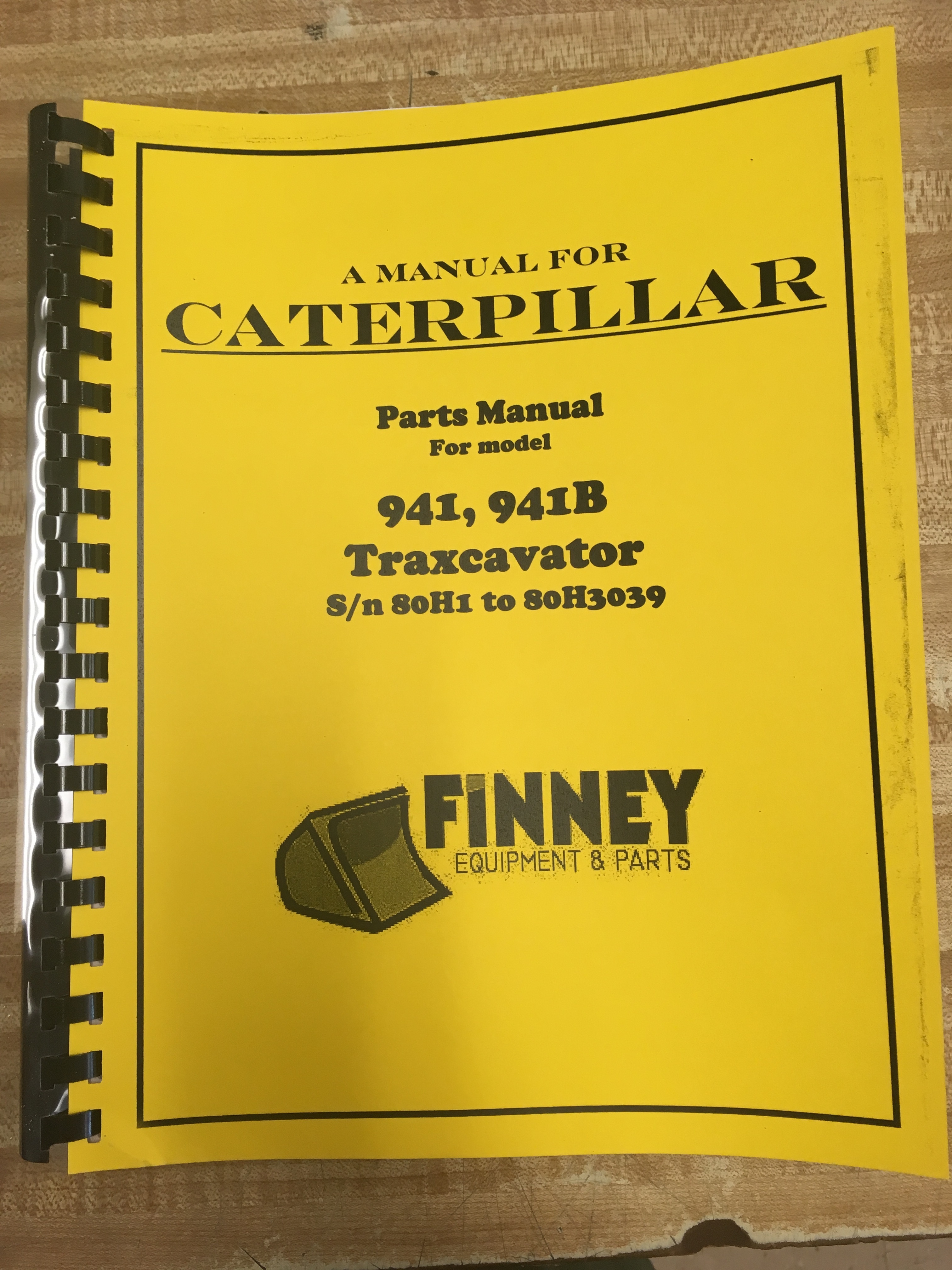 Caterpillar 941 941B Parts Manual UE070113 | Finney Equipment and Parts