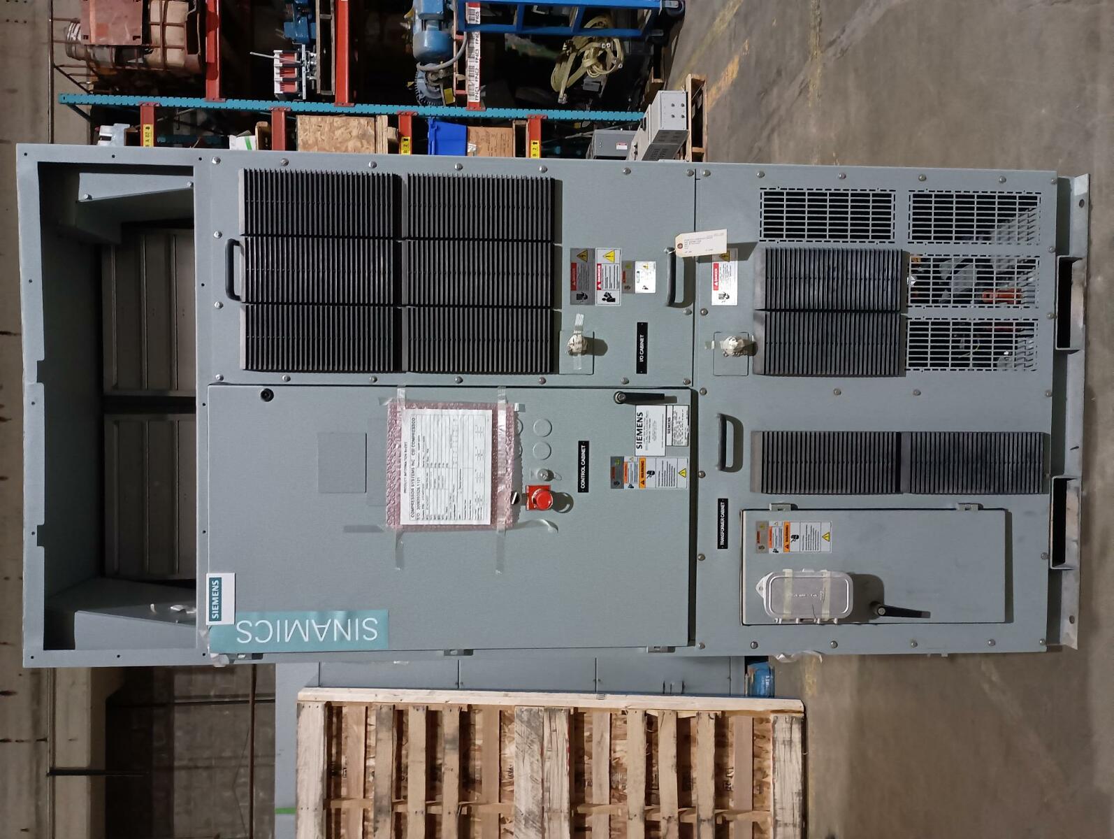 New Surplus Siemens Perfect Harmony Drive Sinamics 6SR5 450HP 4160V 70 ...