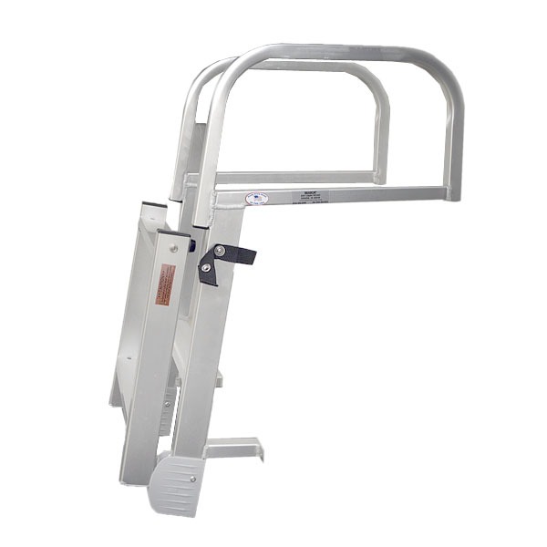 With Wide Steps 4-Step – Marine Aluminum, Folding, Removable – Quick ...