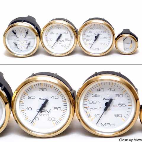 Faria Boat Gauge Set TC9266A | Prestige Inboard / Outboard Multi ...