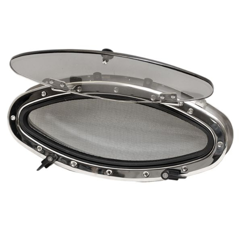 TAYLOR MADE SS616OP 616 SS 16 X 6 INCH ELLIPSE OPENING BOAT PORTLIGHTS ...