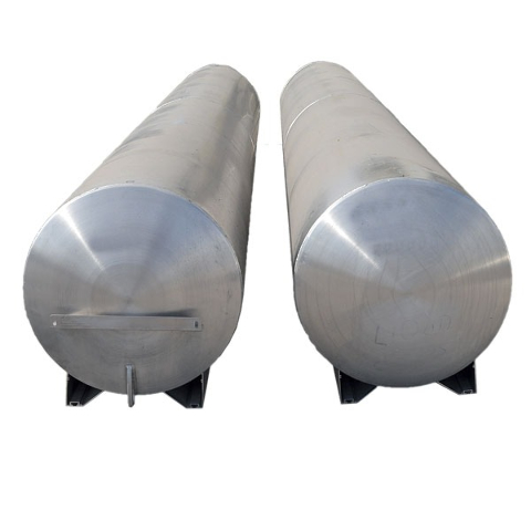 CUSTOM 21 FOOT X 25 INCH ALUMINUM PONTOON BOAT FLOAT LOG TUBES (SET OF 2)