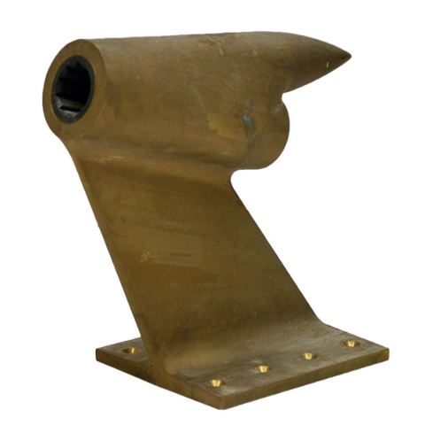 CRUISERS YACHTS V206410 BRONZE BOAT PROPELLER SHAFT STRUT W/ BASE PLATE ...