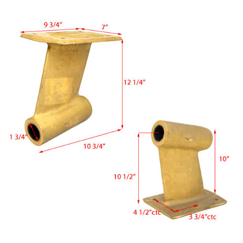 Sea Ray Boat Propeller Shaft Strut 1968379 | 1 3/4 Inch Opening | eBay