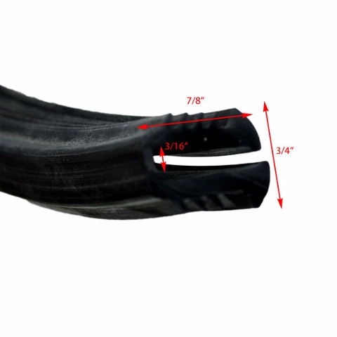 Larson 0950689 Taylor Made 51002 OEM Black Vinyl Windshield Gasket ...