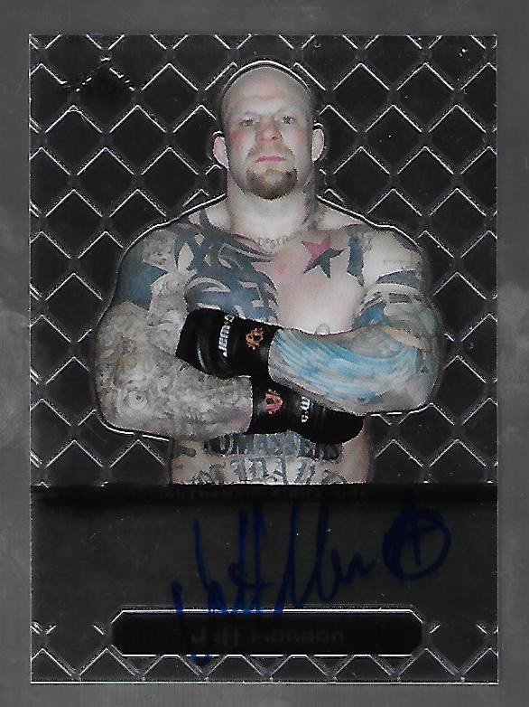 JEFF MONSON 2011 Leaf MMA Metal UFC Authentic Signature auto autograph ...