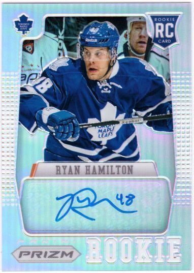 RYAN HAMILTON 2012-13 Panini Prizm Rookie Refractor Auto Card 12/13 ...