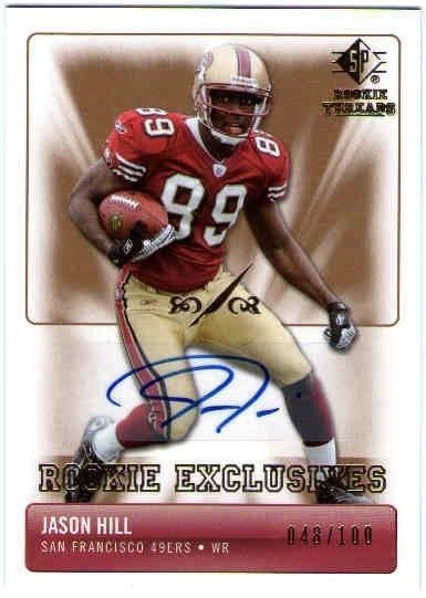 JASON HILL 2007 SP Rookie Threads Exclusive Autographs Auto Card 48/100 ...
