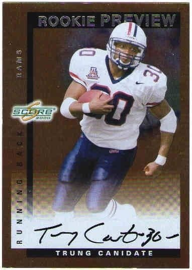 TRUNG CANIDATE 2000 Score Rookie Preview Autograph Auto On Card (x ...