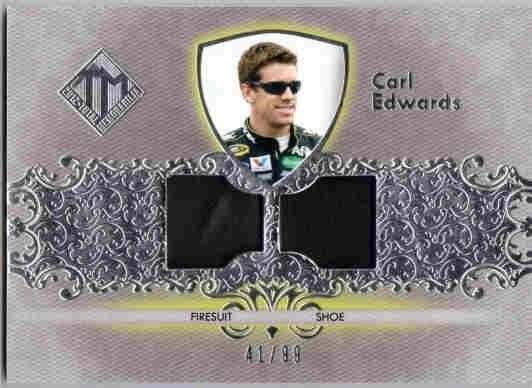 CARL EDWARDS 2011 Press Pass Total Memorabilia Race Firesuit and Shoe ...