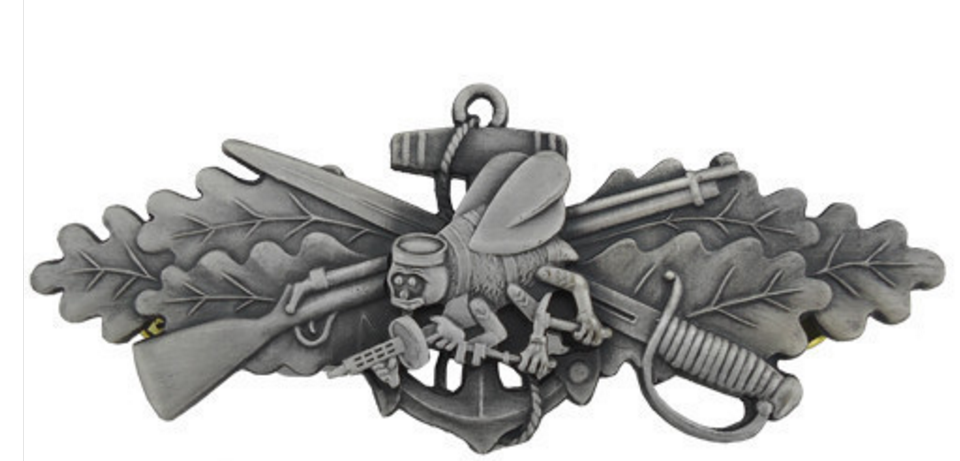 Vanguard Navy Seabee Combat Warfare Specialist Designation Pin | Heroes ...