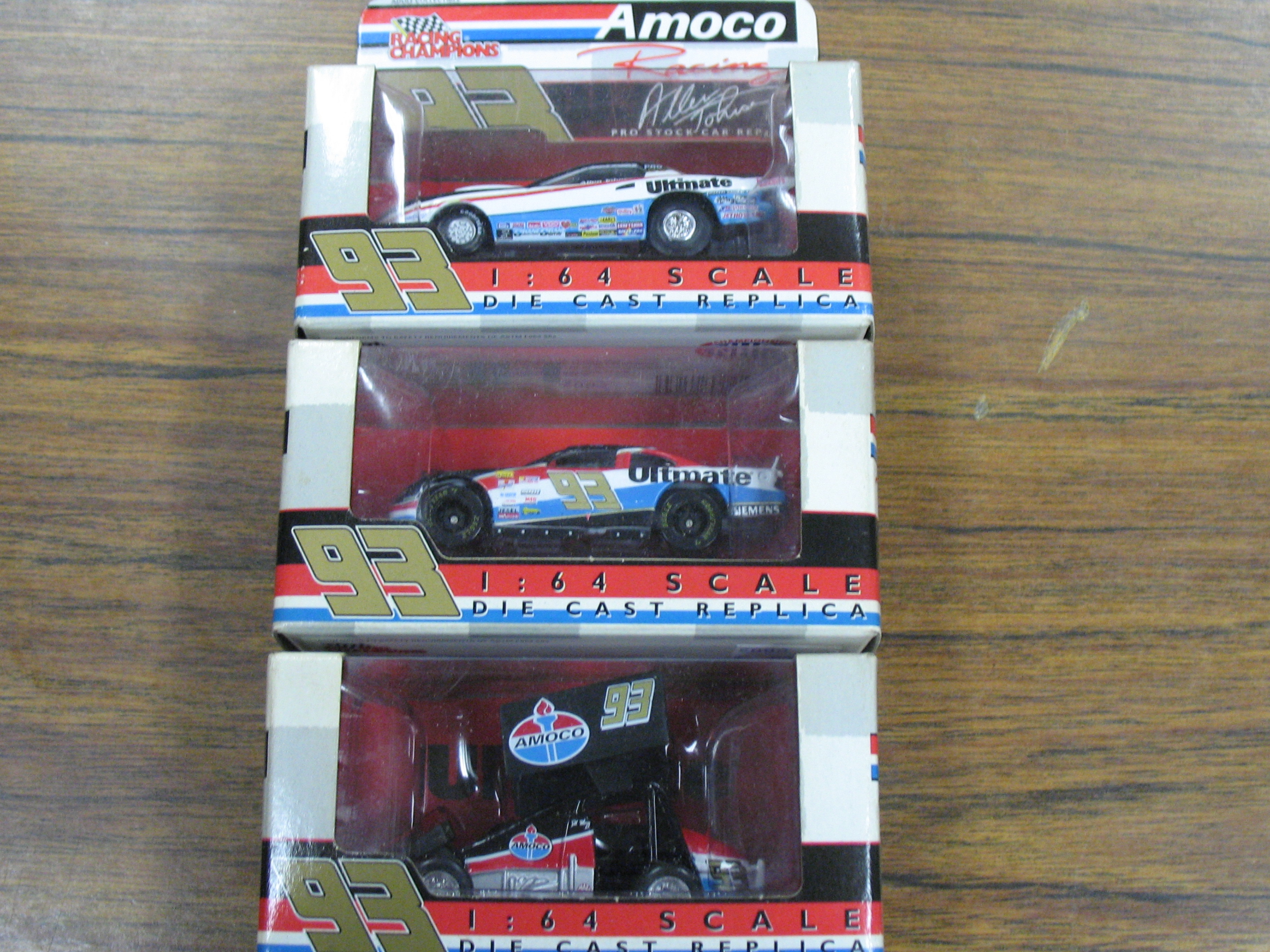 3 Car Lot Racing Champions 2000 1:64 Dave Dale Blaney Allen Johnson #93 ...