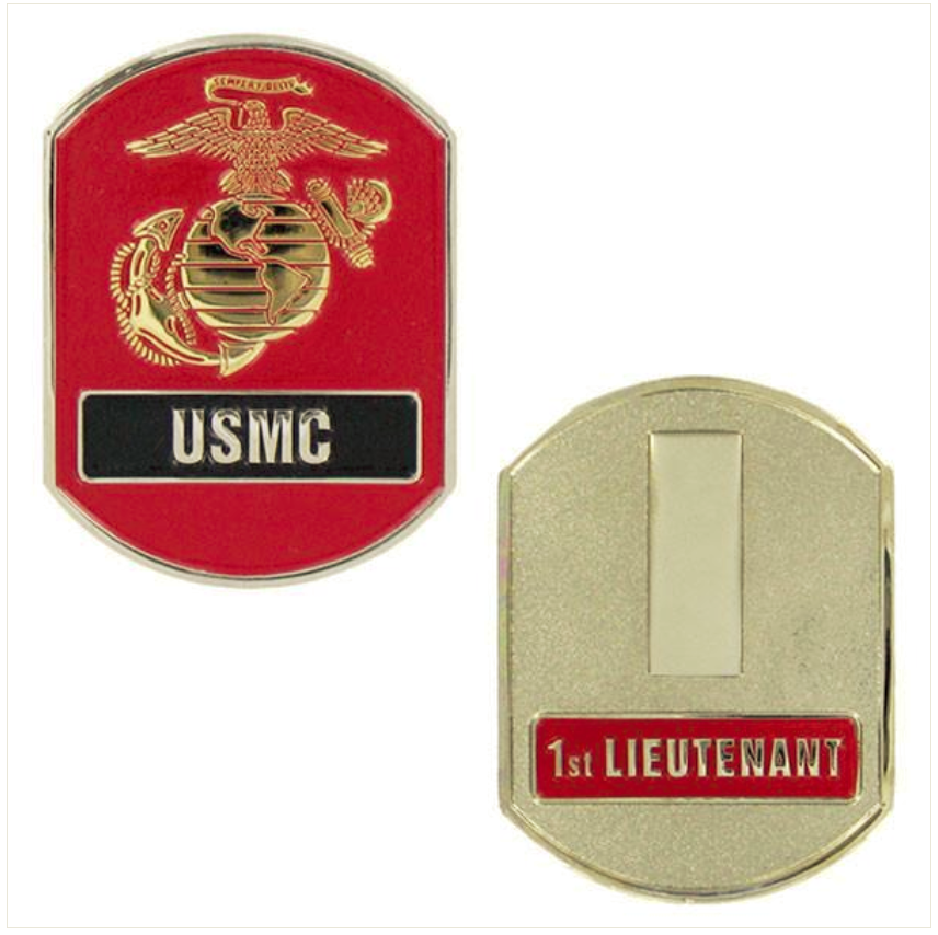 Vanguard MARINE CORPS COIN: FIRST LIEUTENANT | Heroes Sports Cards