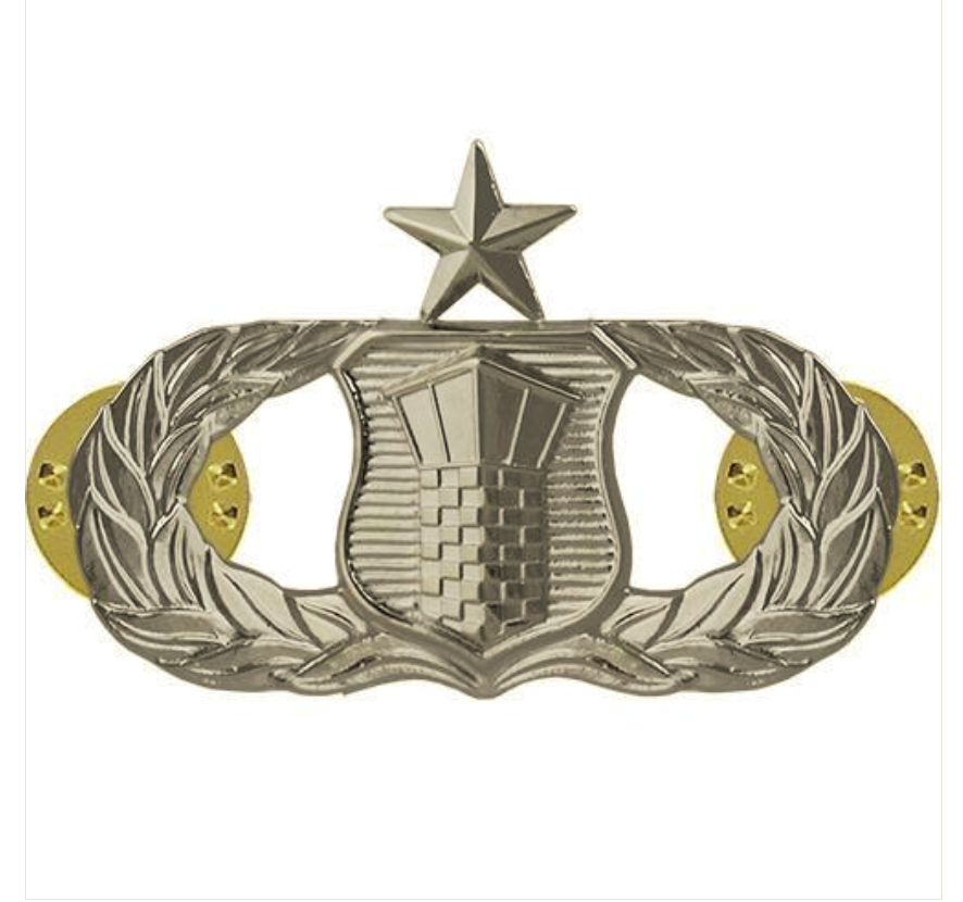 Vanguard AIR FORCE BADGE: AIR TRAFFIC CONTROL: SENIOR - MIDSIZE ...