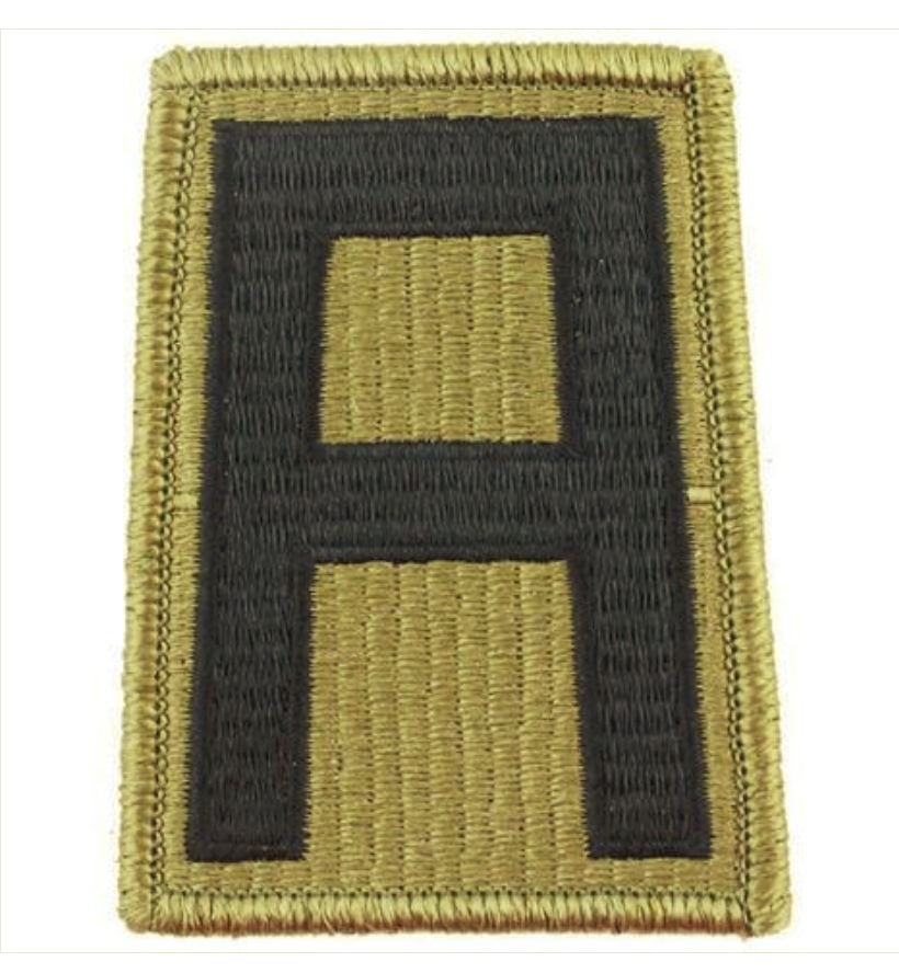 Vanguard ARMY PATCH: FIRST ARMY - EMBROIDERED ON OCP | Heroes Sports Cards