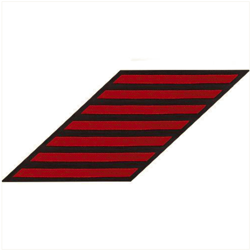 Vanguard COAST GUARD HASH MARKS: ENLISTED - RED ON BLUE SERGE, SET OF 7 ...