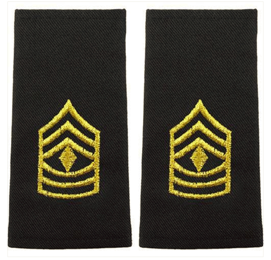 Vanguard ARMY EPAULET: FIRST SERGEANT - LARGE | Heroes Sports Cards