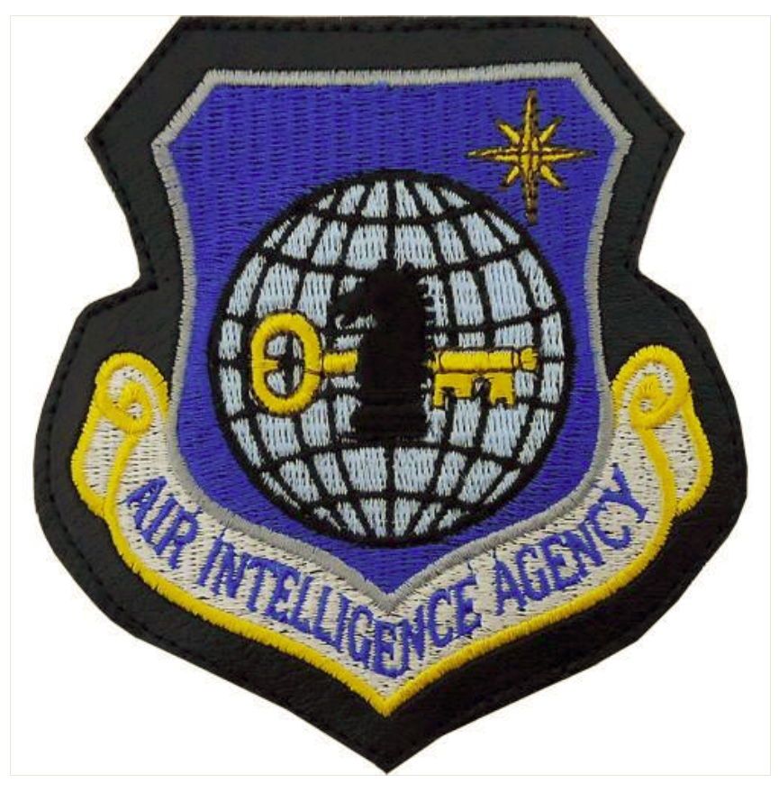 Vanguard AIR FORCE PATCH: AIR INTELLIGENCE AGENCY - LEATHER WITH HOOK ...