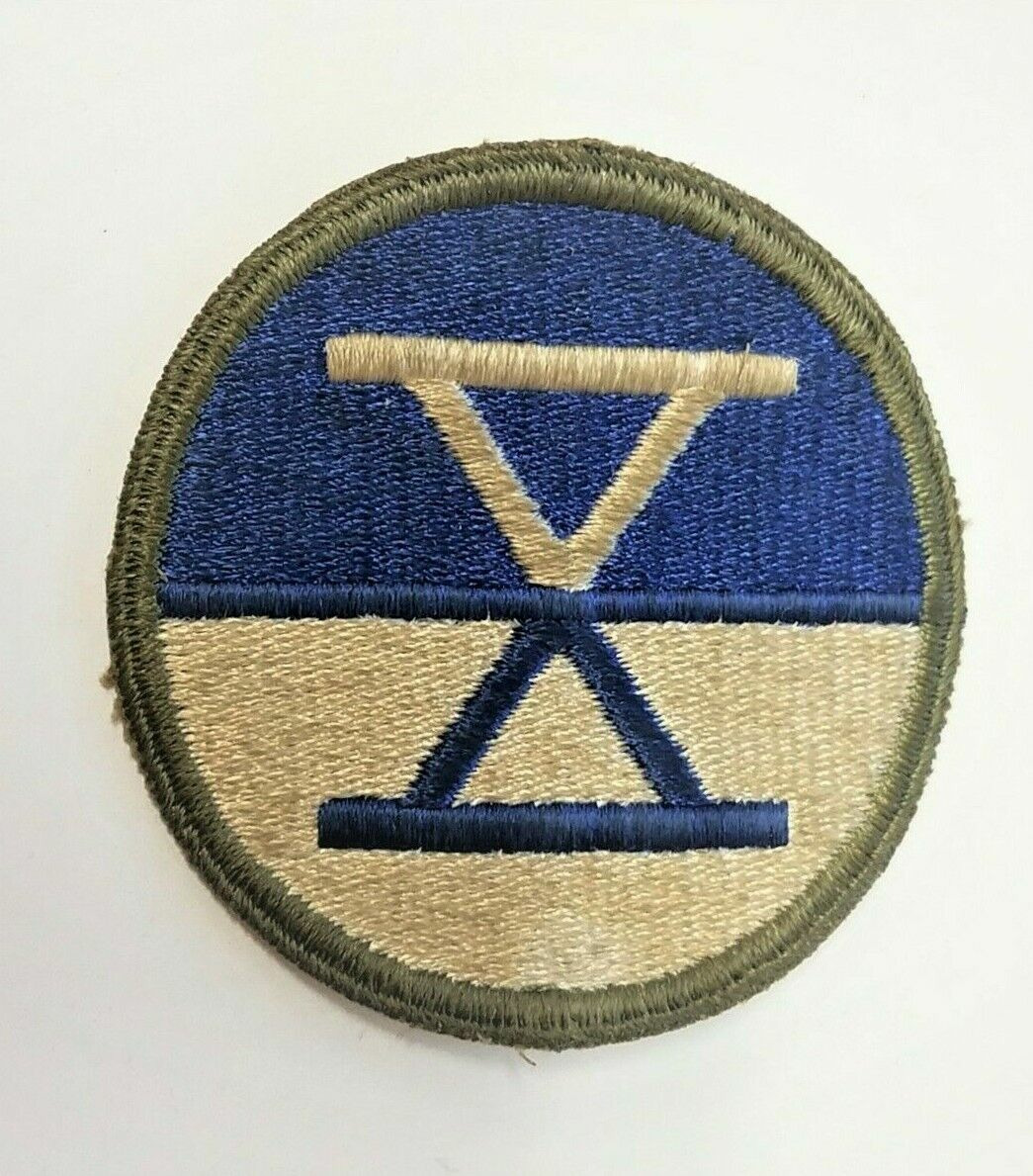 Vintage Original WWII WW2 US Army X Corps 10th Corps Patch | Heroes ...