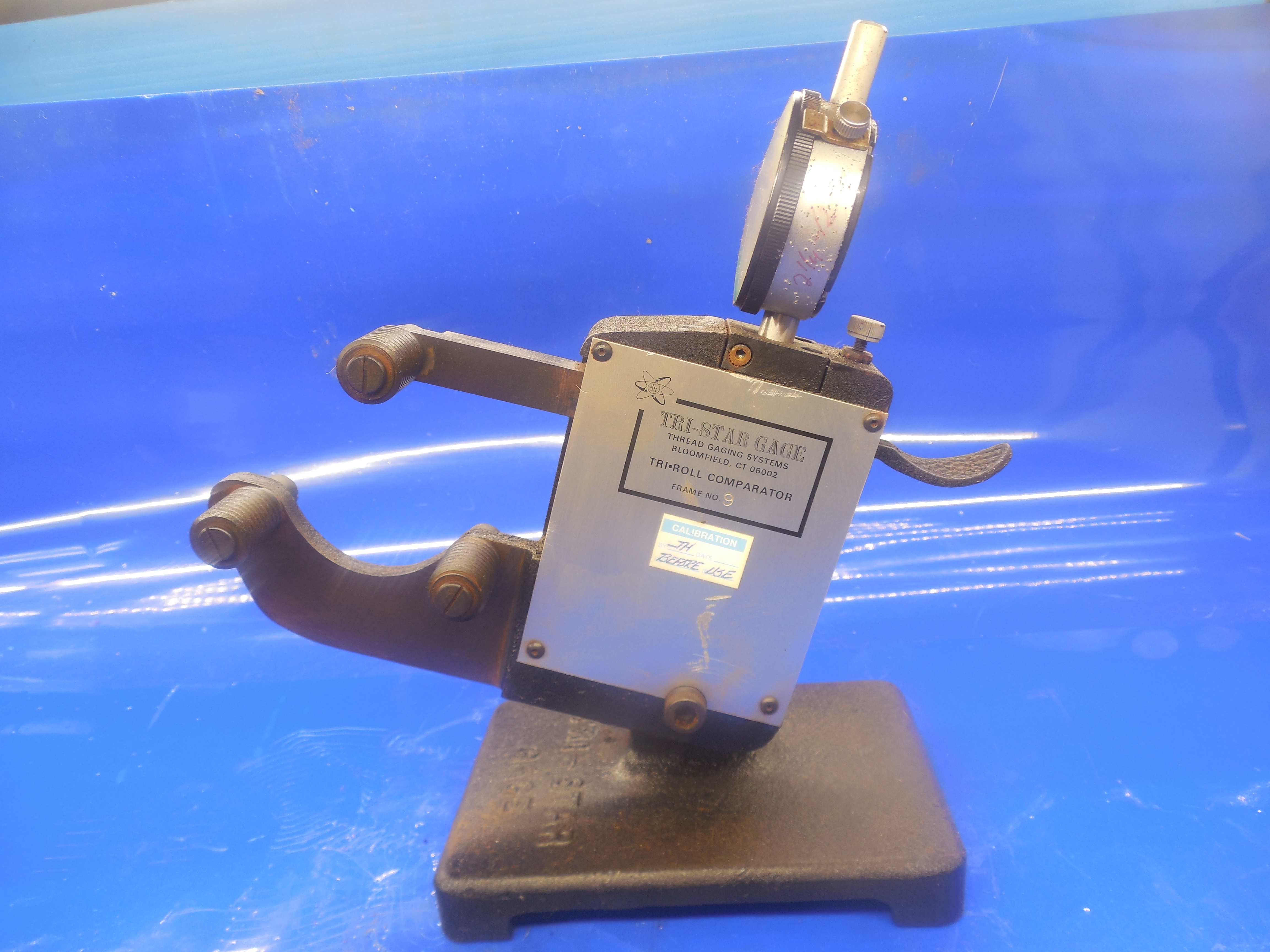 TRI START GAGE TRI ROLL COMPARATOR FRAME # 9 MACHINE SHOP INSPECTION No ...