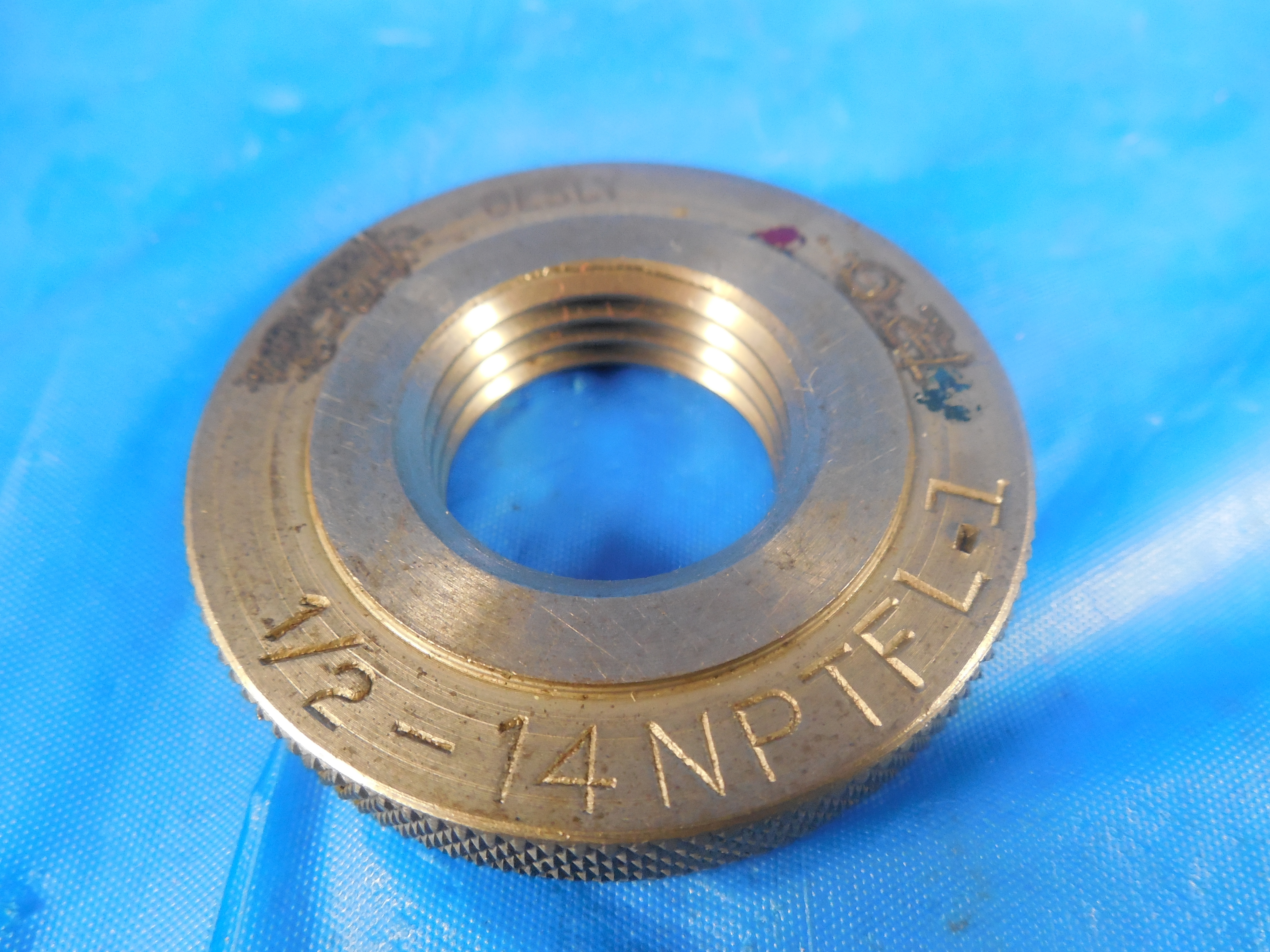 1 2 14 NPTF L1 PIPE THREAD RING GAGE 5 N P T F L 1 50 500 DRYSEAL