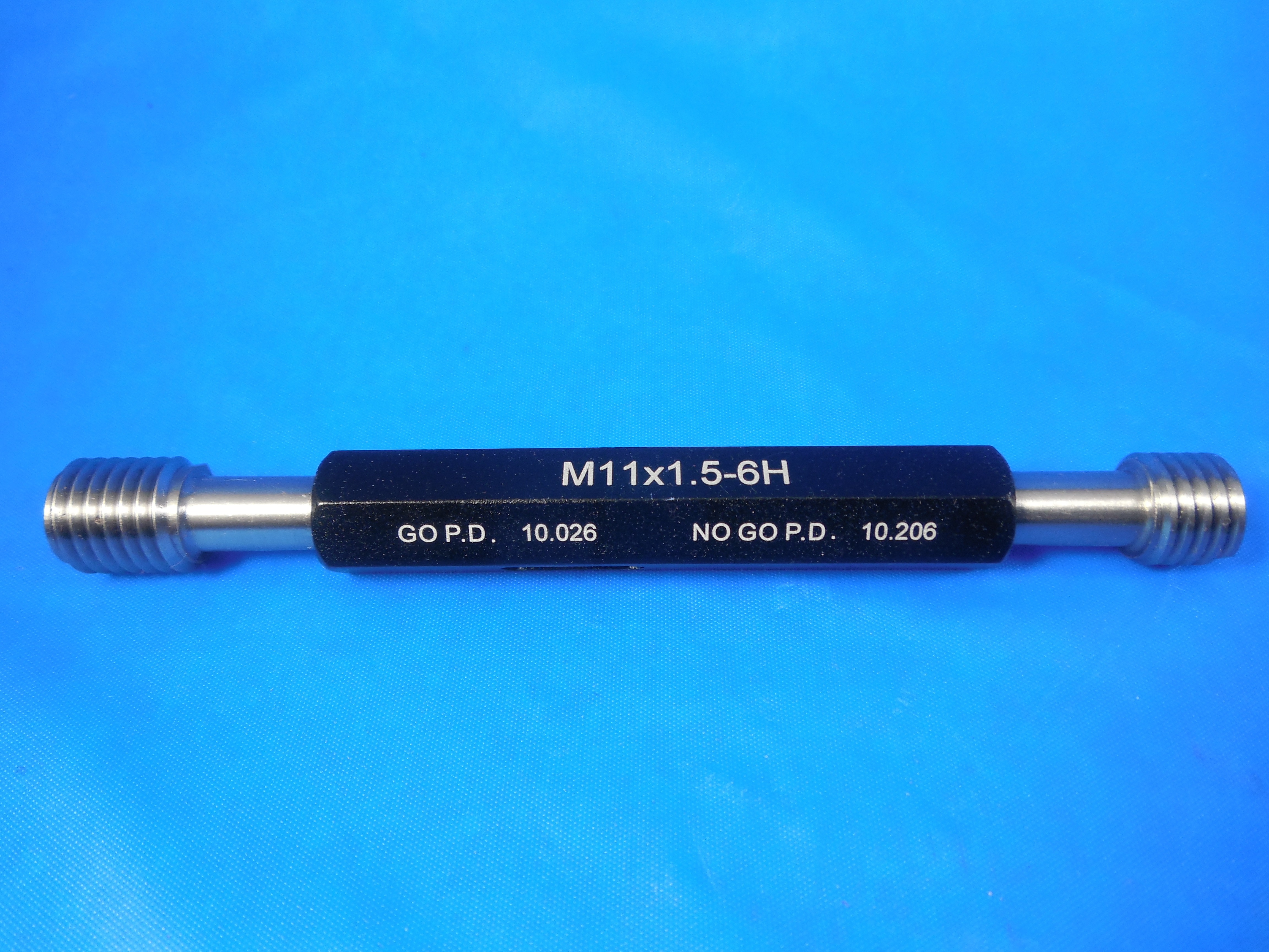 NEW M11 X 1.5 6H METRIC THREAD PLUG GAGE 11.0 GO NO GO P.D.'S = 10.026 & 10.206 | eBay