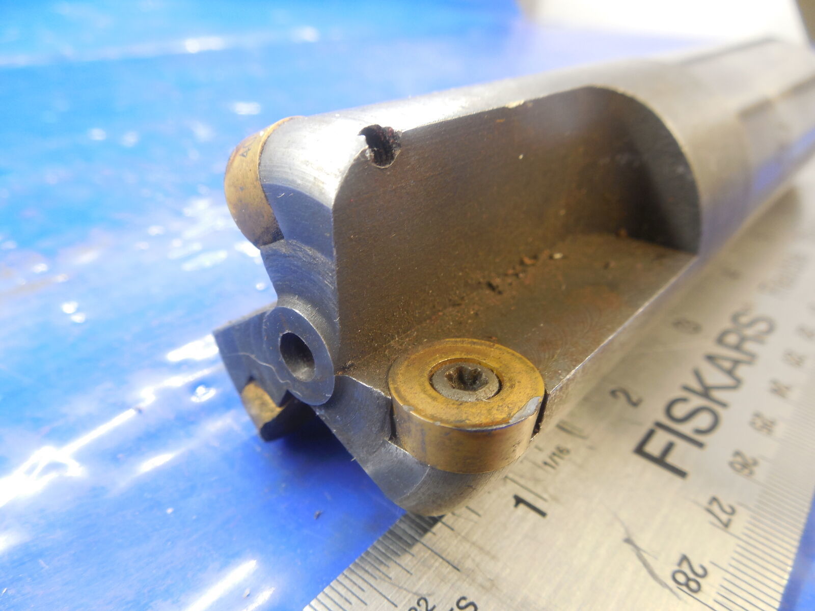 SANDVIK 1 1/2 DIA INDEXABLE INSERT END MILL HOLDS 3 RNMG 1/2" D CARBIDE ...