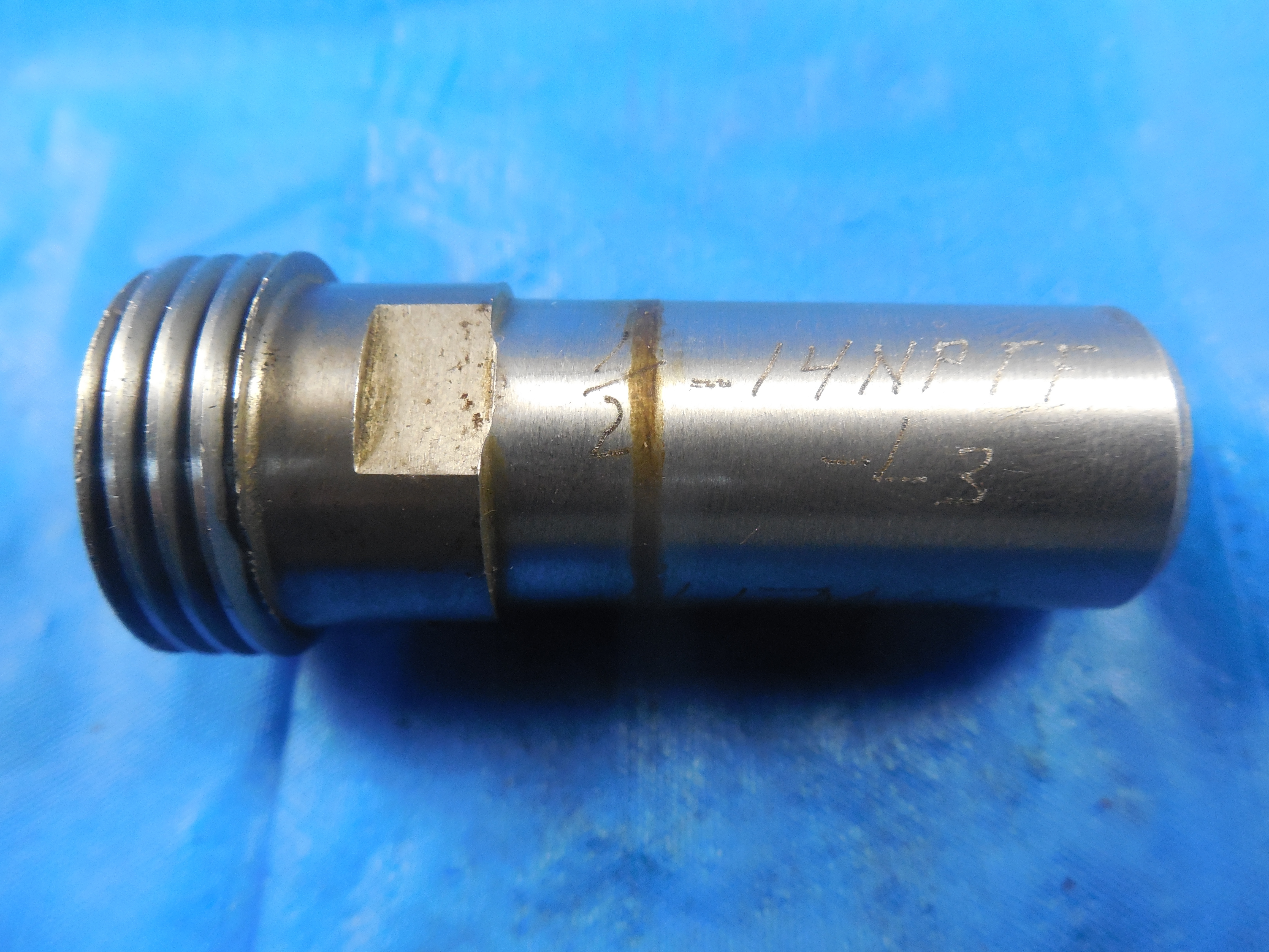 1 2 14 NPTF L3 PIPE THREAD PLUG GAGE N P T F L 3 QUALITY INSPECTION