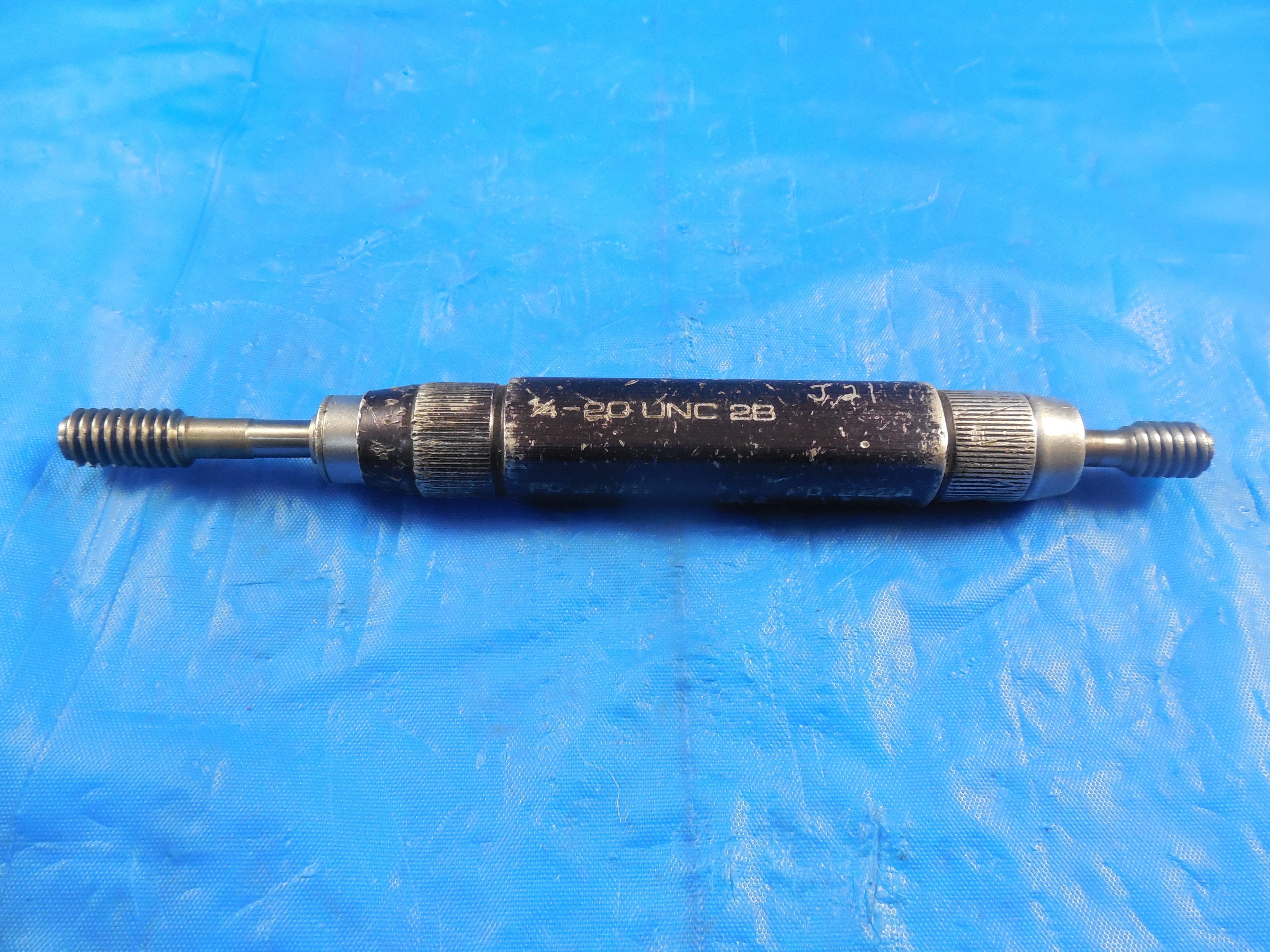 LEITECH 1 4 20 UNC 2B THREAD PLUG GAGE 25 GO NO GO PDS 2175 2224 DEPTH SCALE EBay leitech-1-4-20-unc-2b-thread-plug-gage-25-go-no-go-pds-2175-2224-depth-scale-ebay