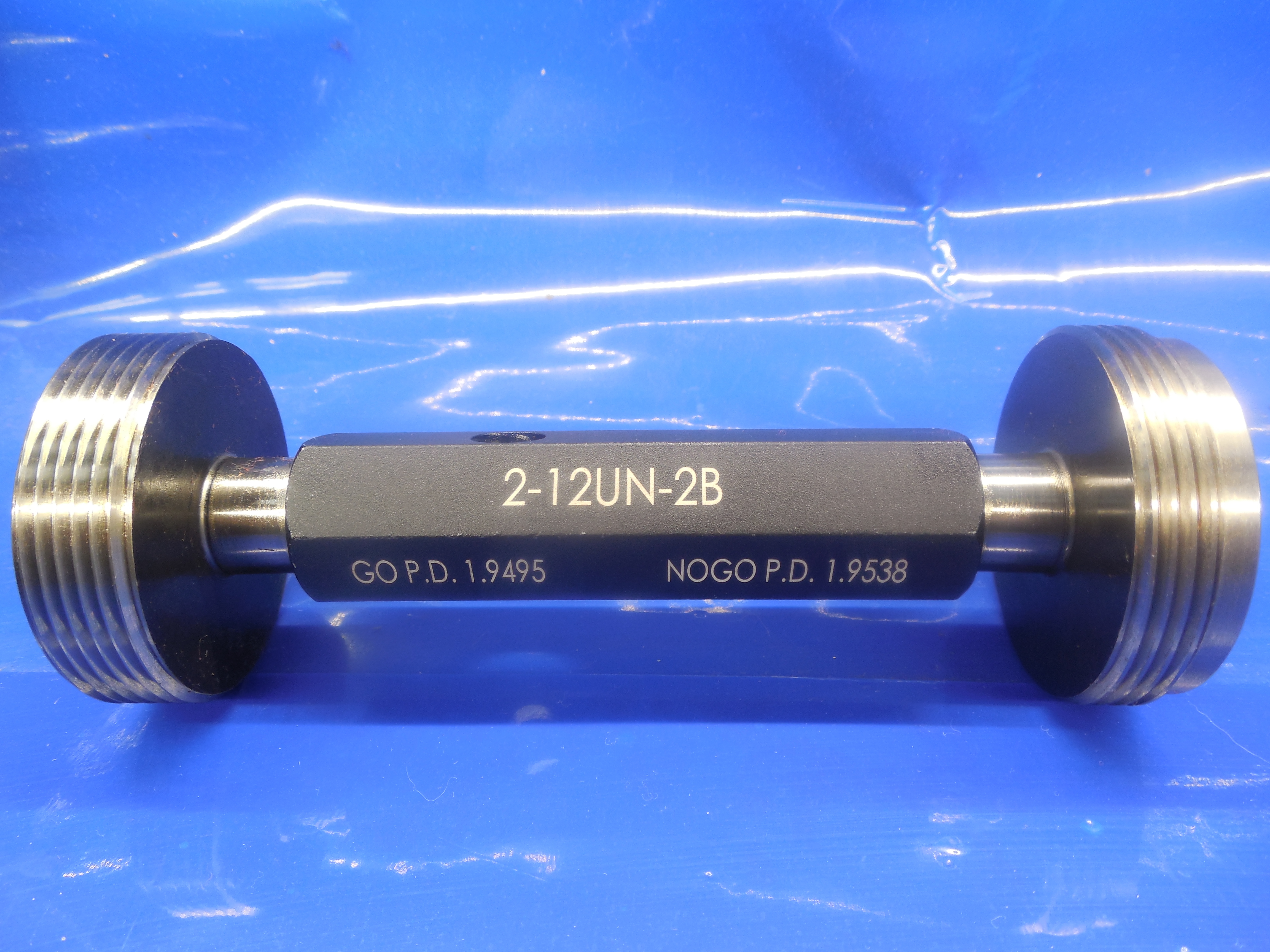 OUT OF STOCK 2" 12 UN 2B THREAD PLUG GAGE 2.0 GO NO GO P.D.'S = 1.9459 & 1.9538 | eBay