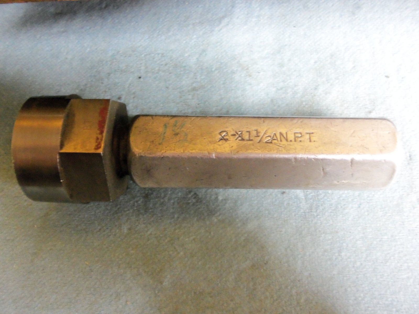 1 1/2 11 1/2 ANPT 6 STEP PLUG GAGE MACHINIST GAUGE TOOLS TOOLMAKER ...