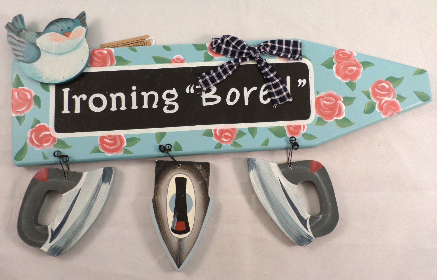 LAUNDRY ROOM IRONING "BORED" BOARD WALL DISPLAY SIGN PLAQUE DECOR | eBay